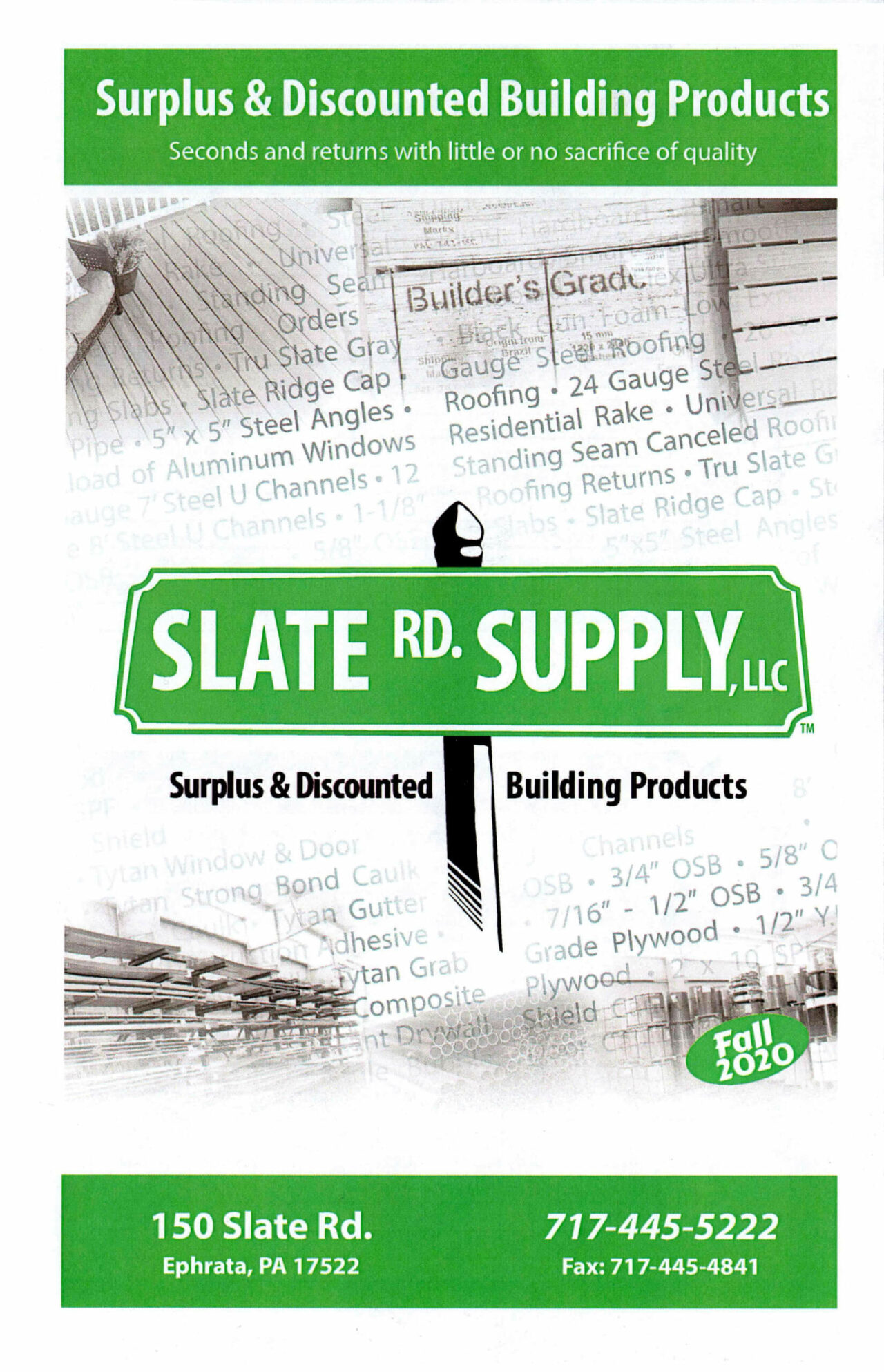 Slate Road Supply | reallancastercounty
