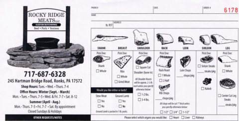 Rocky Ridge Meats - reallancastercounty