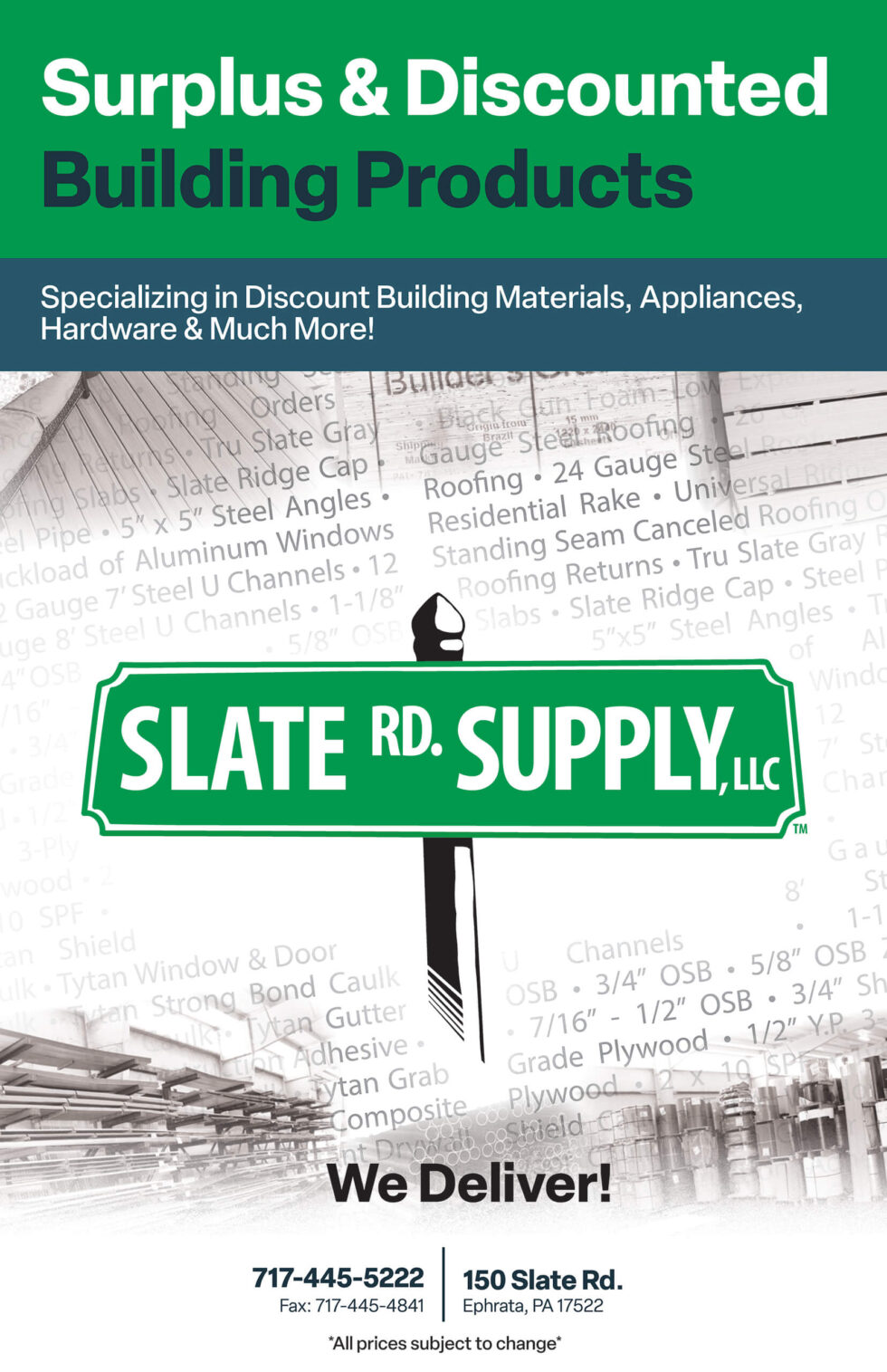 Slate Road Supply - reallancastercounty